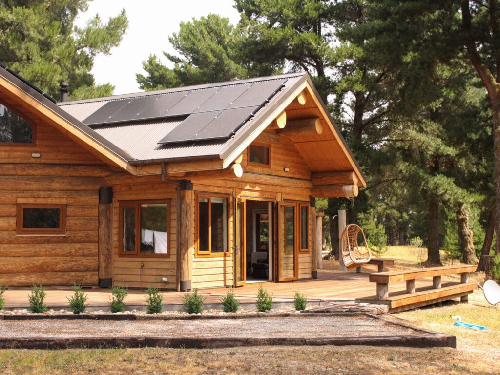 Stunning Private Log Cabin - bookably.nz